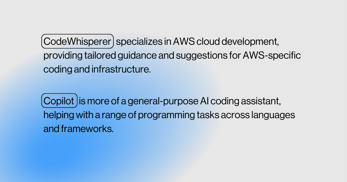 Amazon CodeWhisperer vs. Copilot: Which Is Right for You?